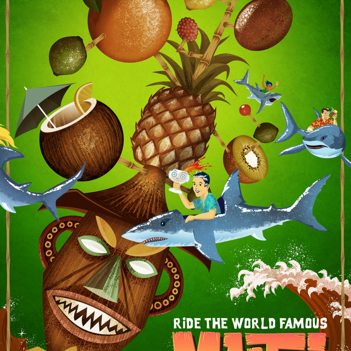 Atomic Tiki - Ride the Mai Tai » Carter Creative Design Services